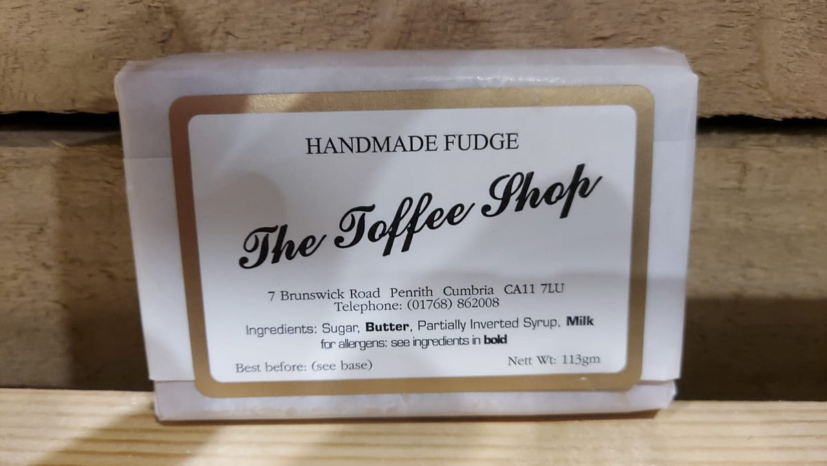 The Toffee Shop Penrith Fudge – The Sweet Shop Kirkby Lonsdale