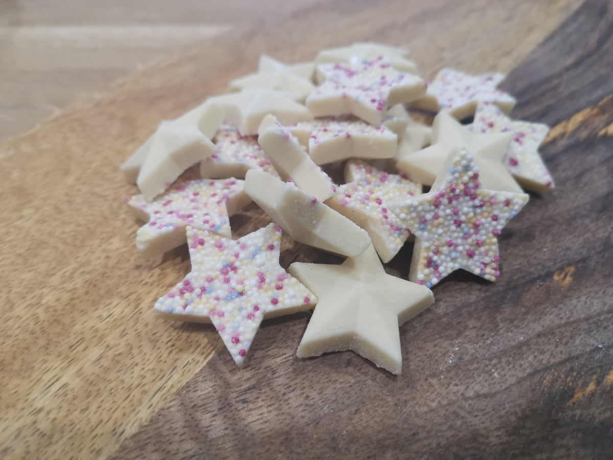 White Chocolate Stars – The Sweet Shop Kirkby Lonsdale